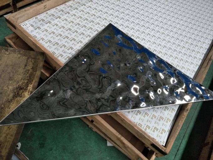 304 Embossed Blue Water Ripple Stainless Steel Sheet Factory Price Per Kg