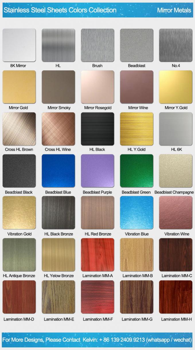 Hairline Non-Directional Stainless Steel Sheet For Elevator Door Making