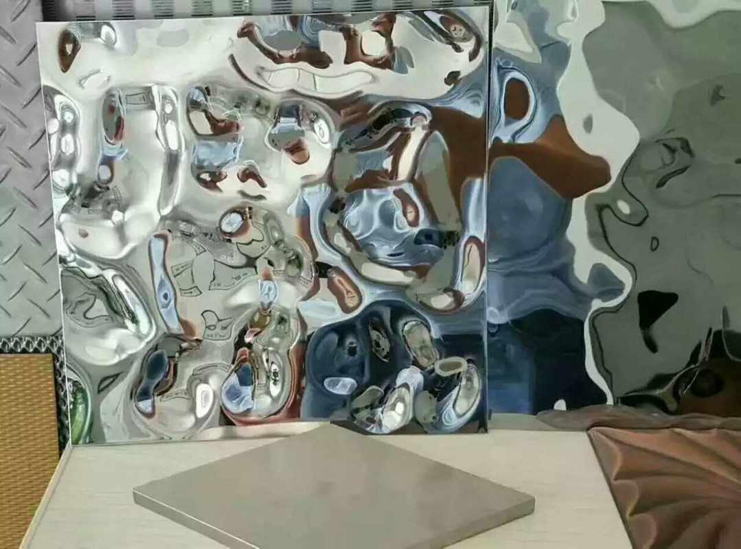 2019 Newest Water Ripples Pattern Stainless Steel Sheet For Hotel ...